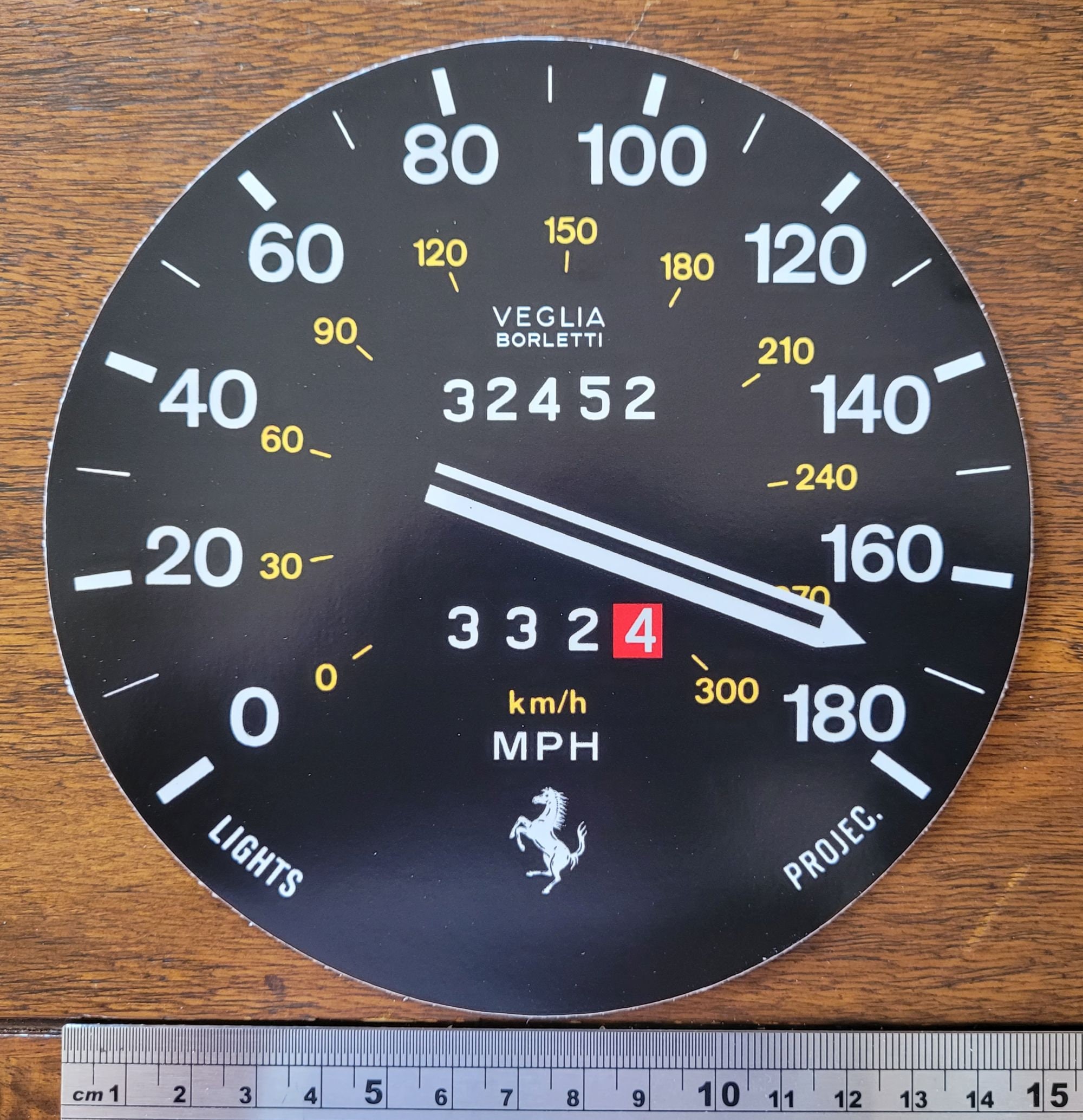 Ferrari Speedometer