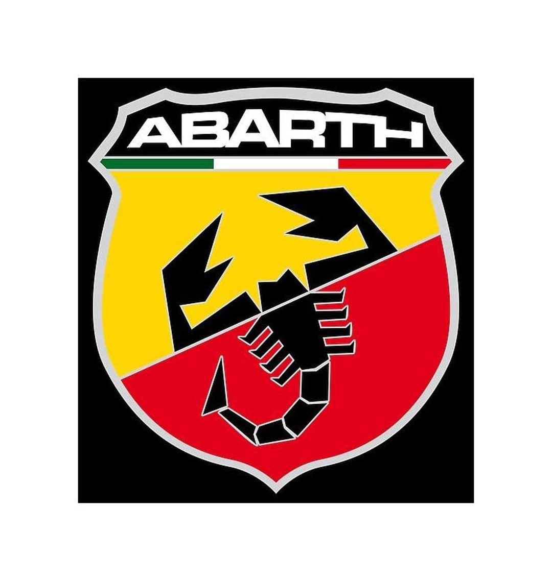 Car Sticker Abarth Set of 2 150mm Square Outdoor - Etsy
