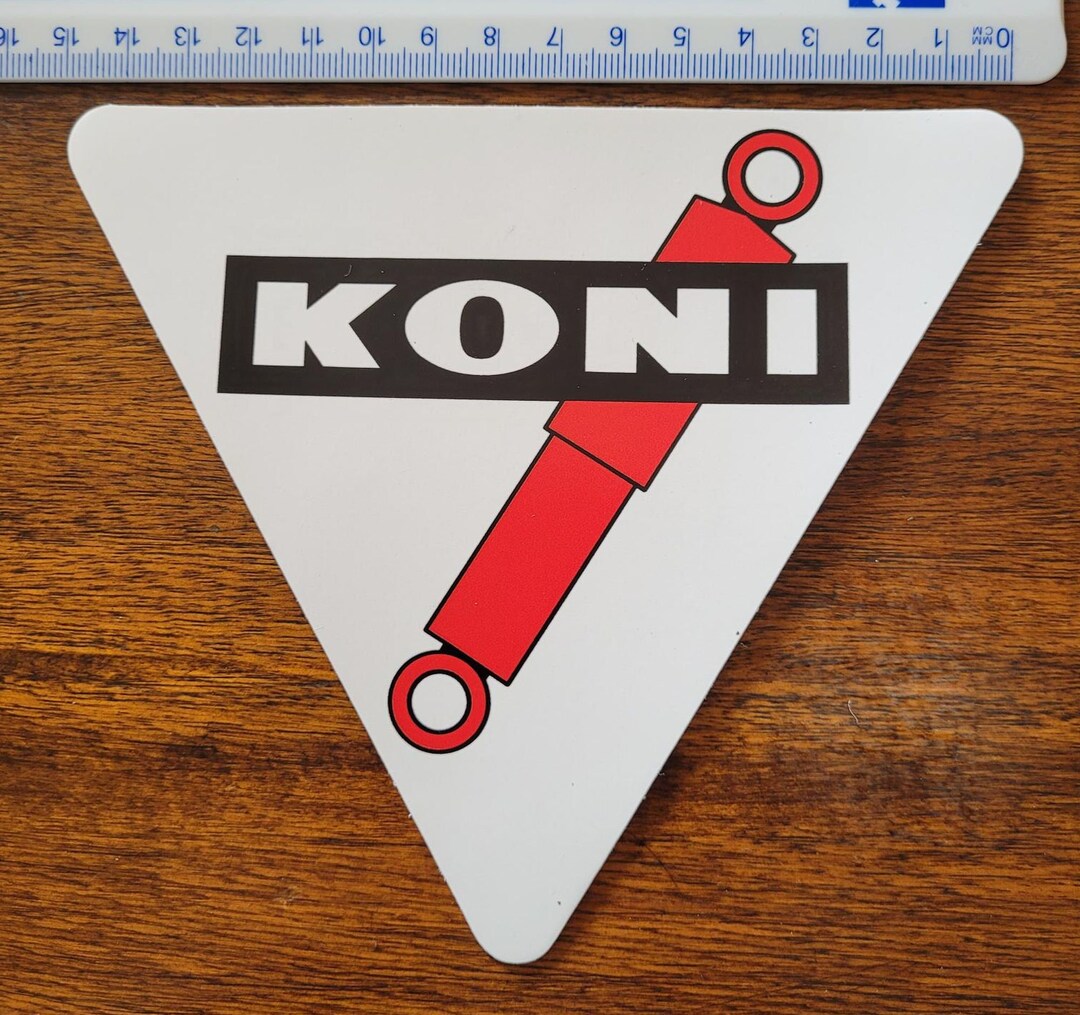 Car Sticker Koni Set of 2 150mm Triangle Outdoor - Etsy