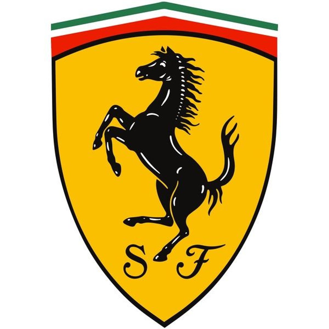 Car Sticker - Ferrari Shield - Set of 2 - 100mm Shield - Outdoor - Etsy