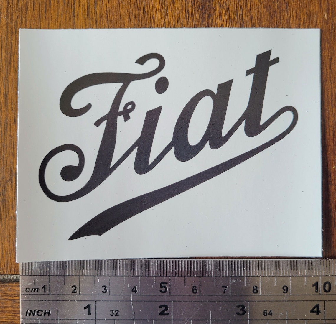 Car Sticker - Fiat - Set of 4 - 100mm Rectangle Outdoor - Etsy