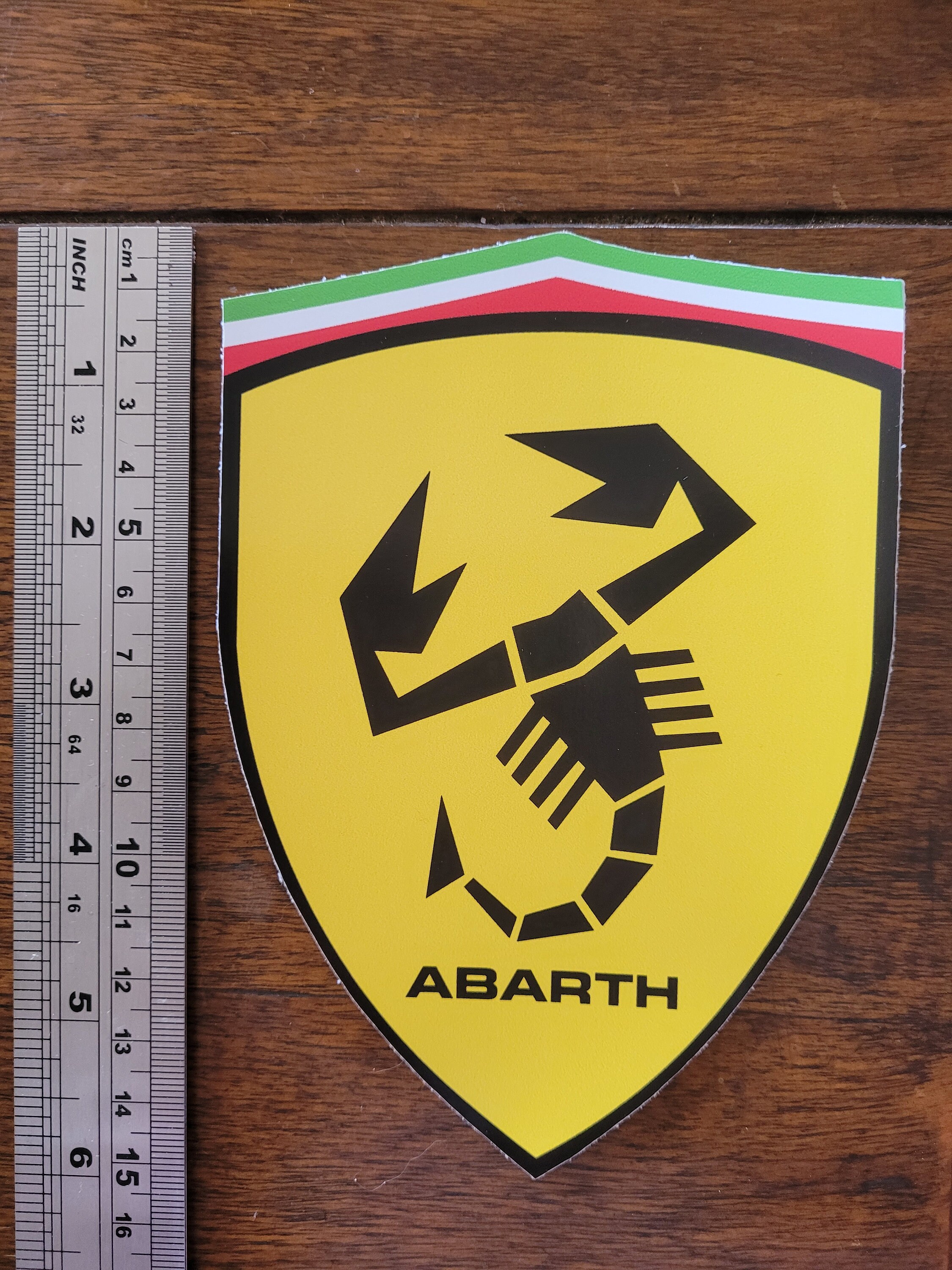 Car Sticker Abarth shield 150mm Set of 2 Outdoor - Etsy