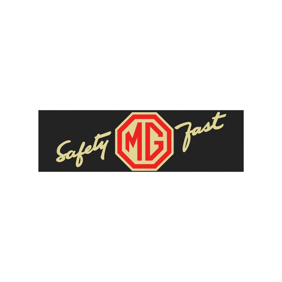 Car Bumper Magnet - MG Safety Fast - Etsy