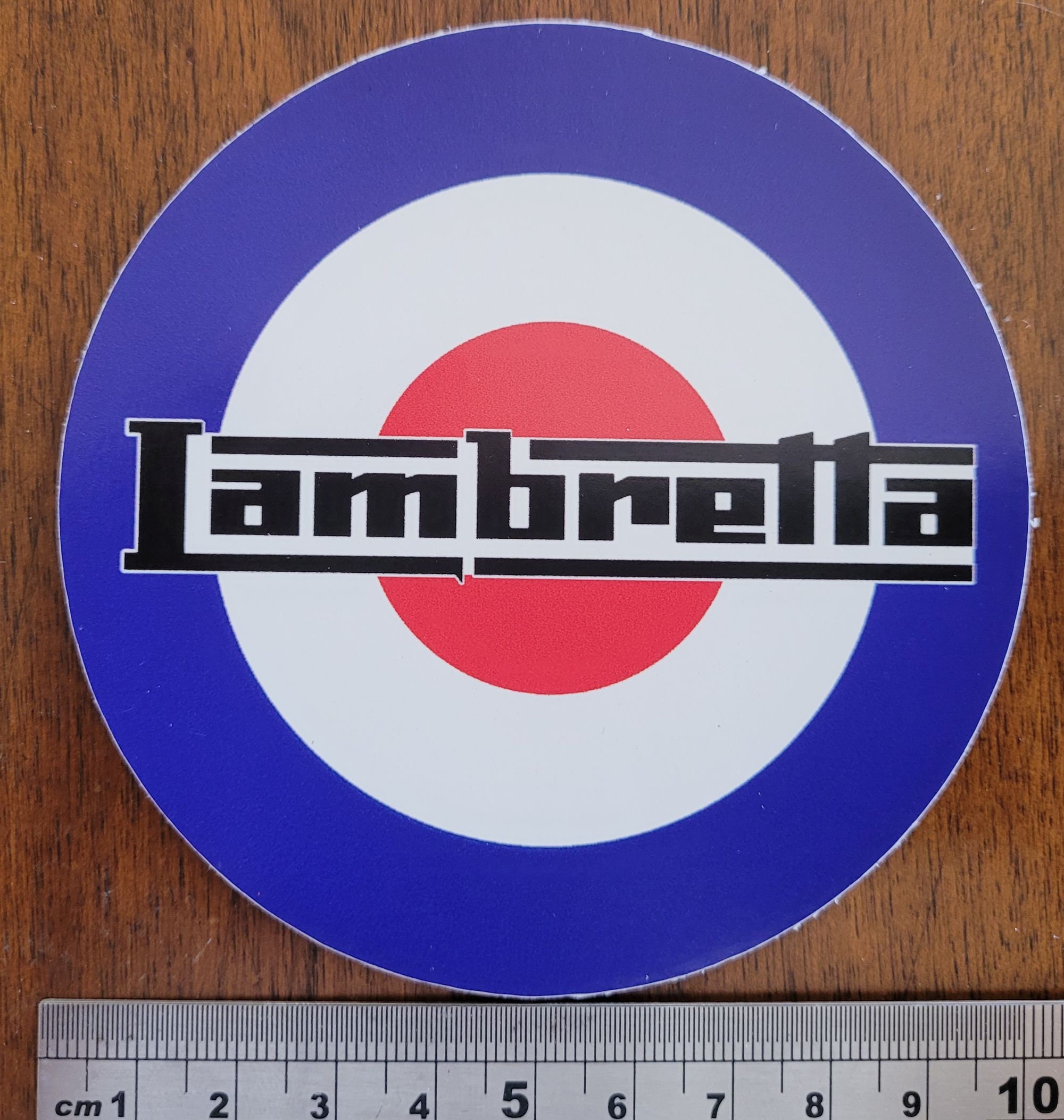 Car Sticker Lambretta Set of 2 100mm Circle Graphic Accuracy - Etsy ...