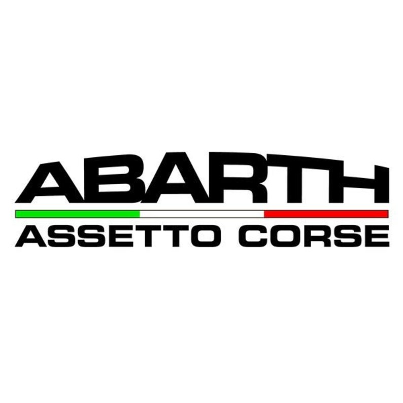 Car Sticker - Abarth Assetto Corse - Set of 4 - 150mm Length - Outdoor ...