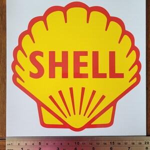 Car Sticker - Shell - 200mm Square - Outdoor - Etsy