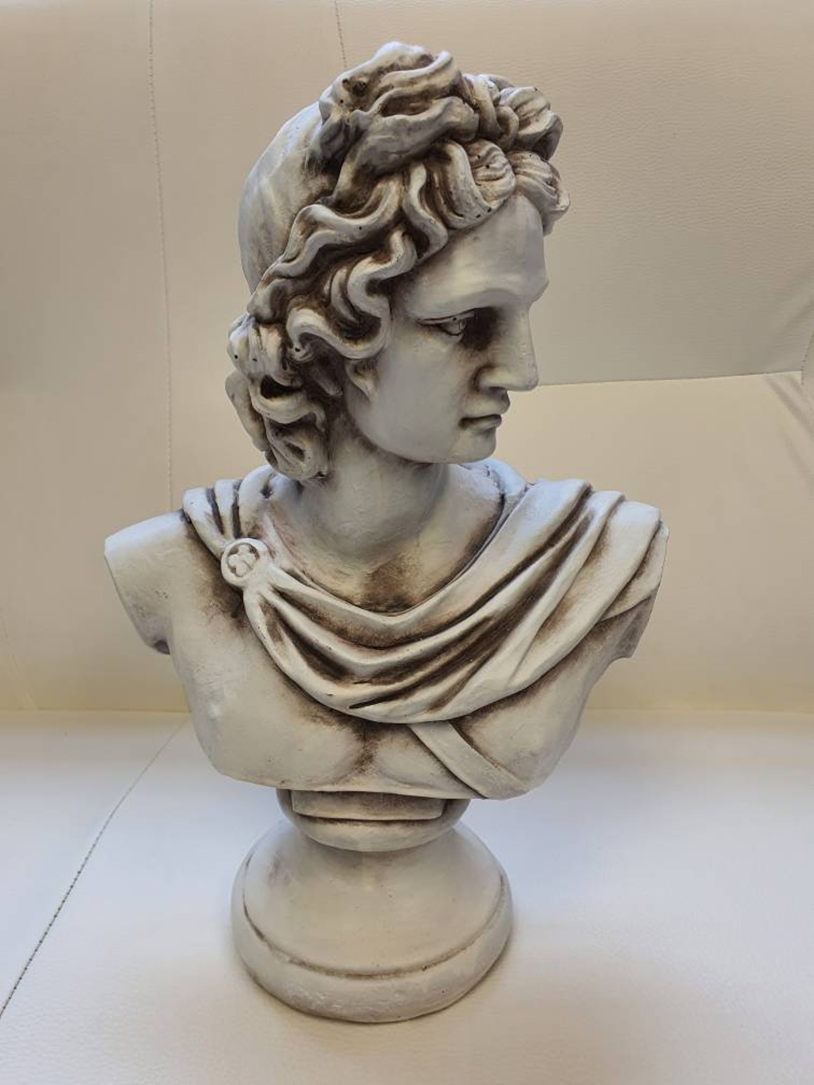 Apollo Bust Statue | Etsy