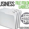 PRINTABLE FILE LABELS for Business Paperwork/cut Files for Silhouette ...