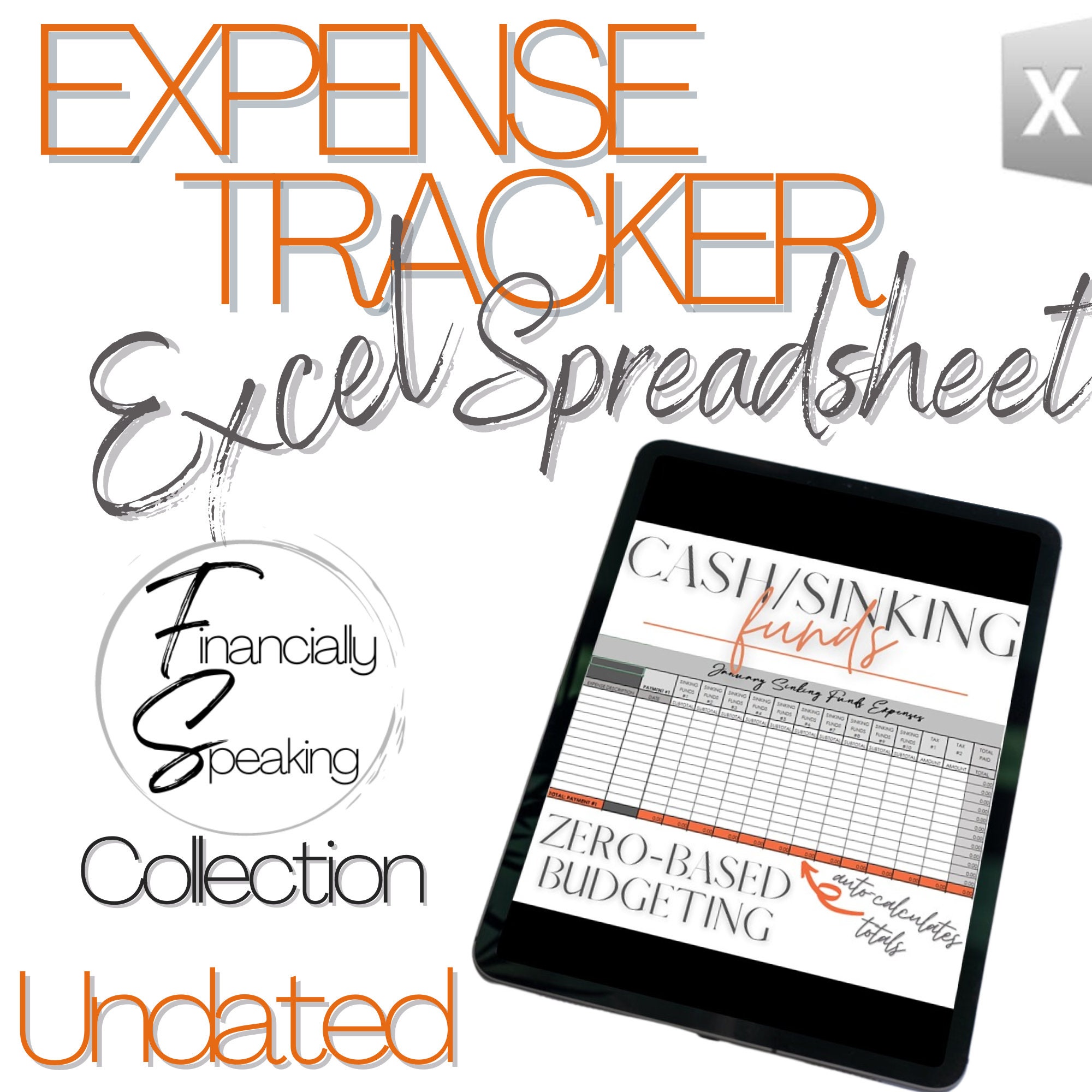 ULTIMATE EXPENSE TRACKER Spreadsheet/excel Template/monthly ...