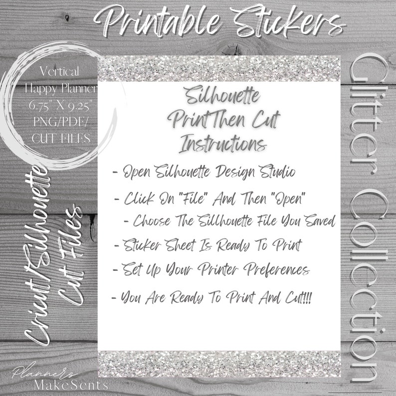 GOLD SPARKLE GLITTER Headers/printable Planner Stickers/gold Sparkle ...