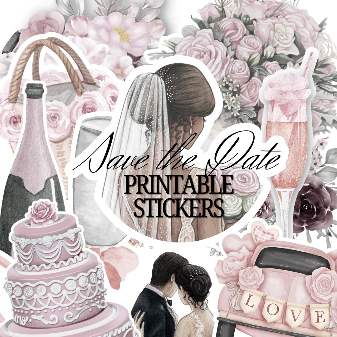 WEDDING PLANNER Printable Planner Stickers/happy Planner/bride-to-be ...