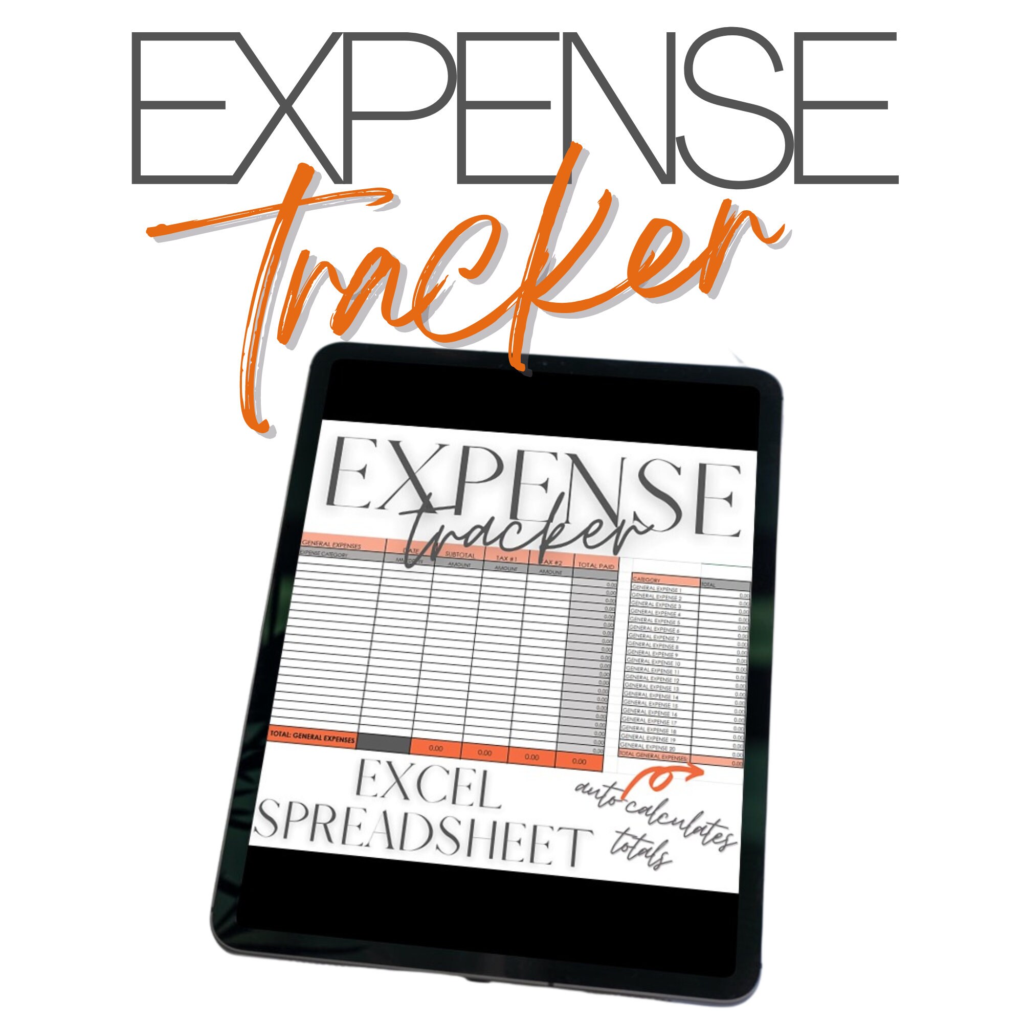ULTIMATE EXPENSE TRACKER Spreadsheet/excel Template/monthly ...