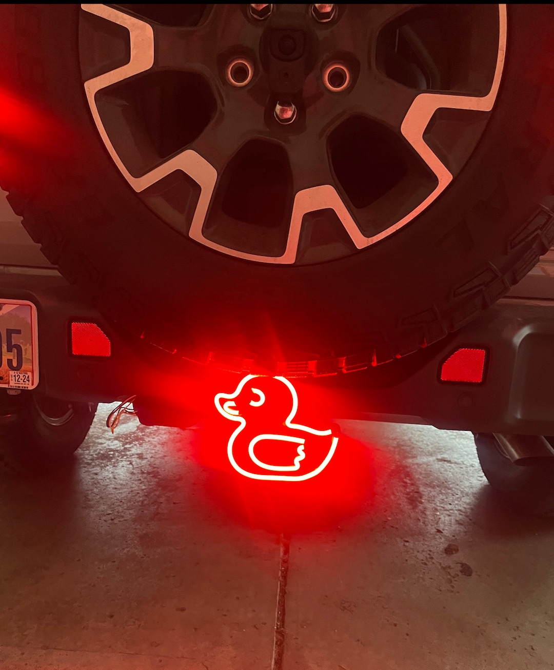 JEEP DUCK Trailer Hitch Cover and Third Brake Light - Etsy