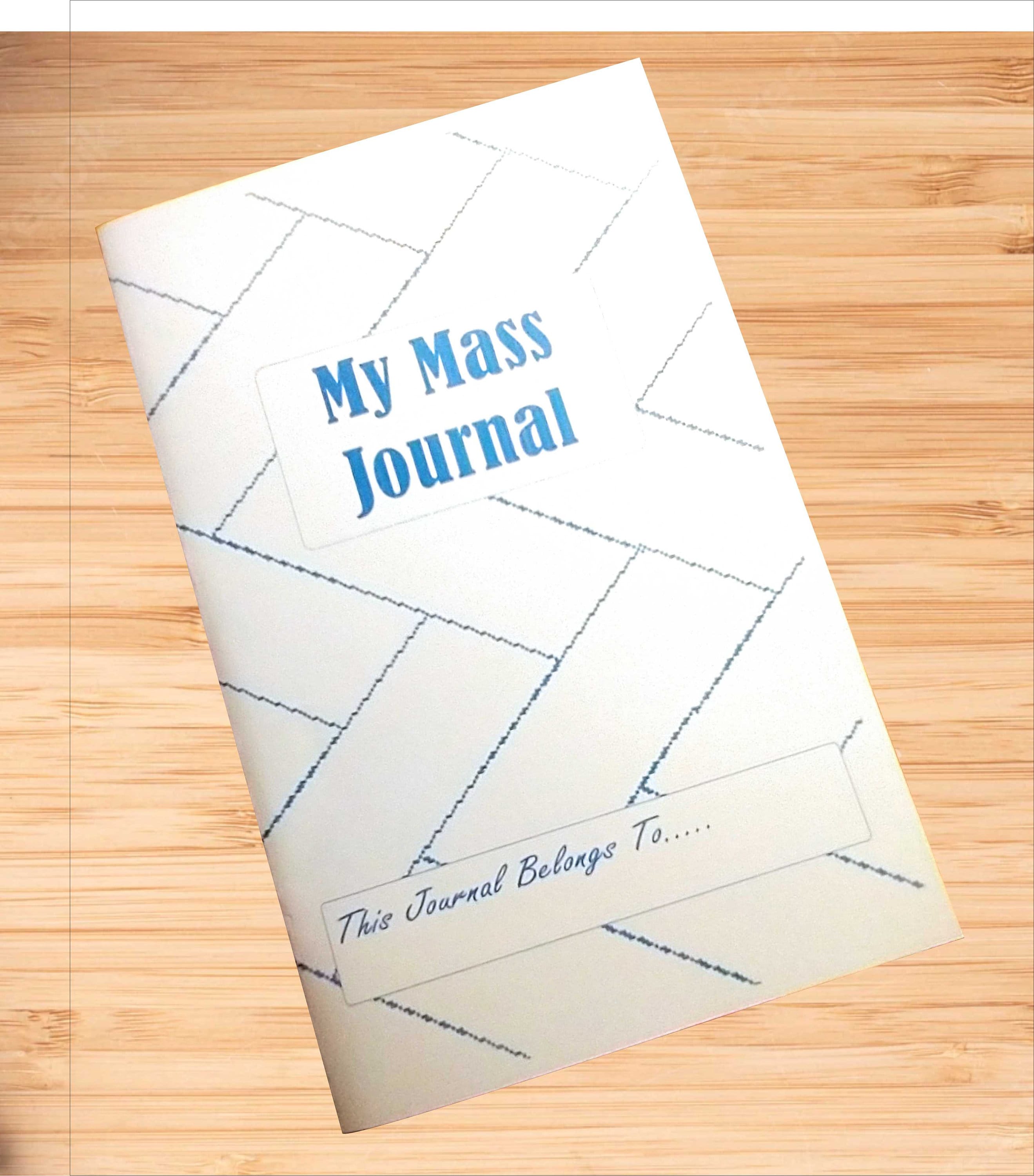 Mass Journal for Teens | Catholic Mass Journal |mass Journal Bundle for ...