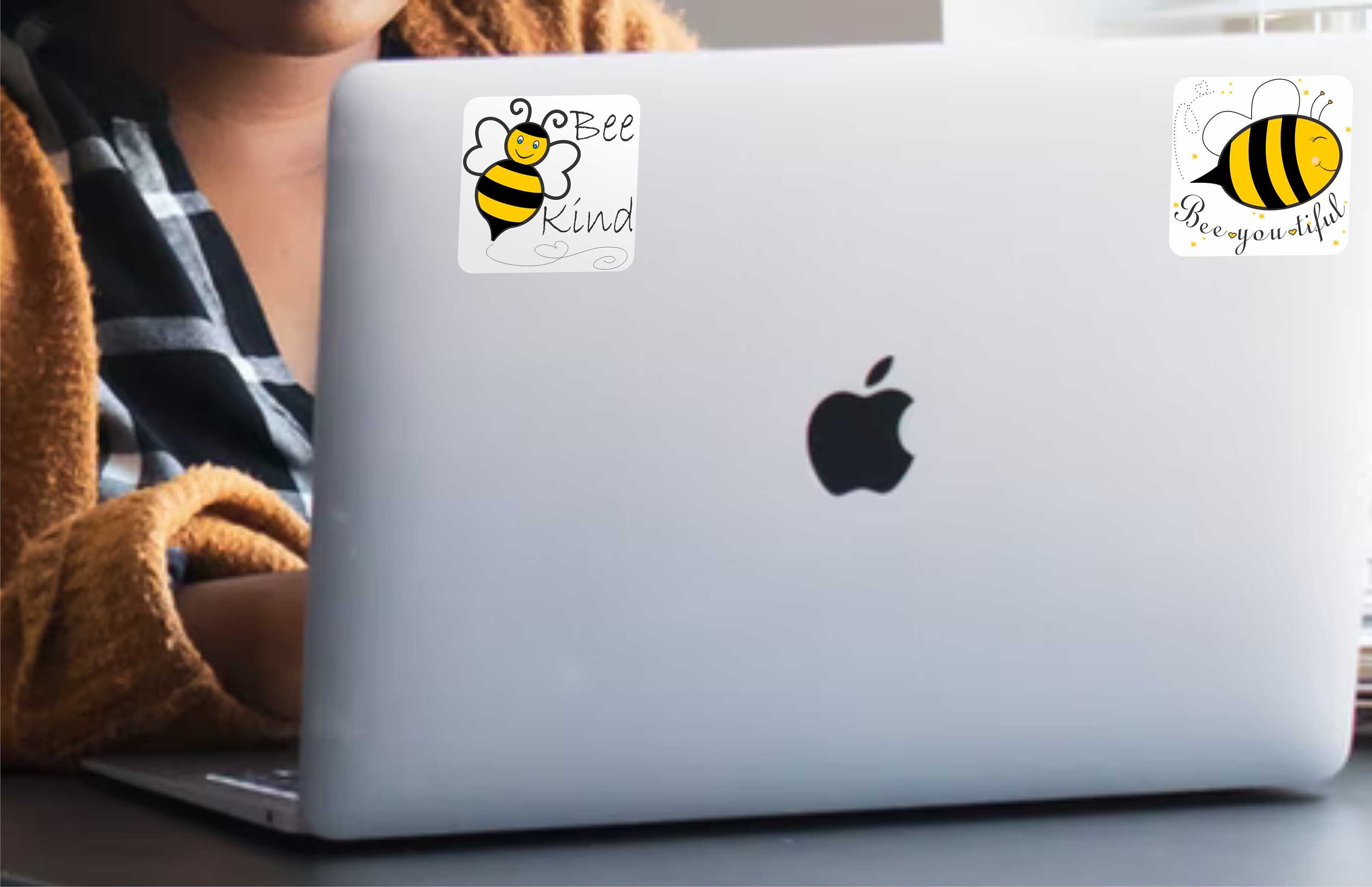 3 Inch Bee Stickers | Vinyl Laptop Stickers | Bumble Bee Stickers for ...