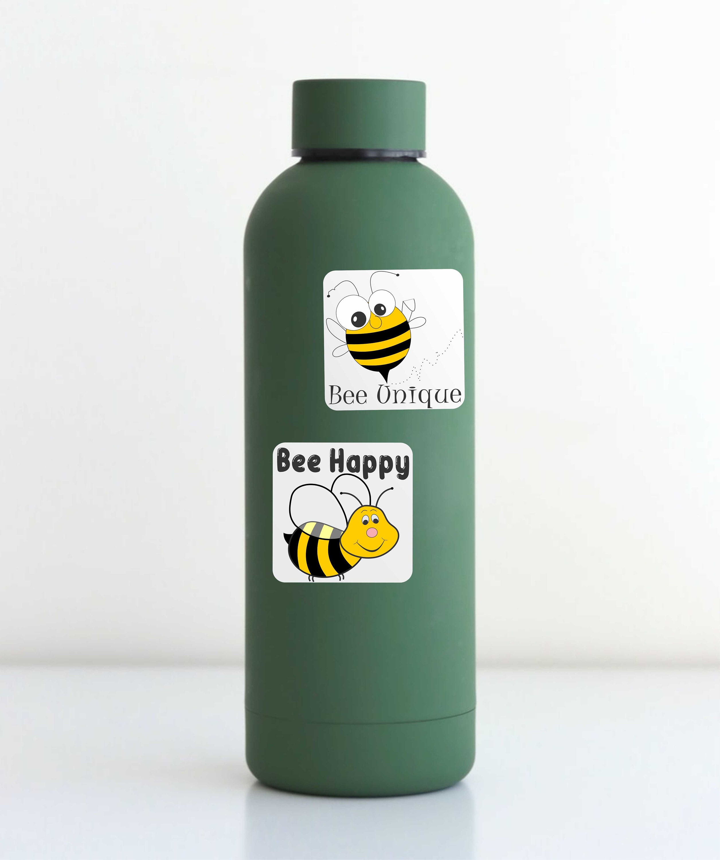 3 Inch Bee Stickers | Vinyl Laptop Stickers | Bumble Bee Stickers for ...