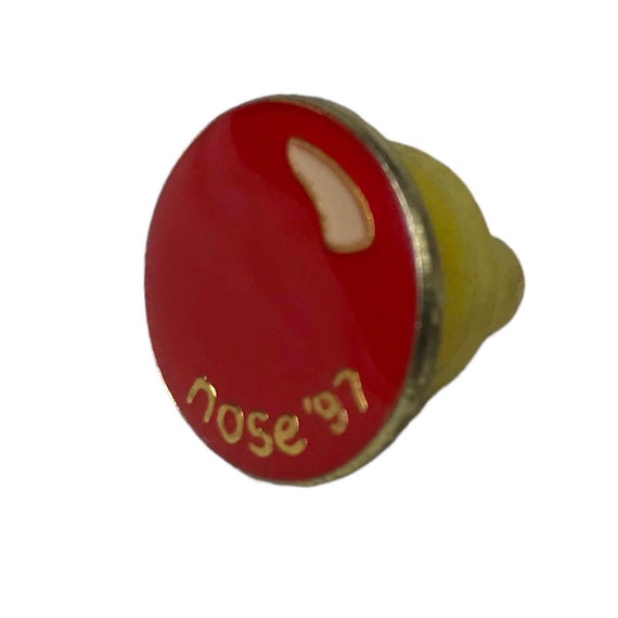 Comic Relief Red Nose Day 1997 Pin Badge Charity Char… - Gem