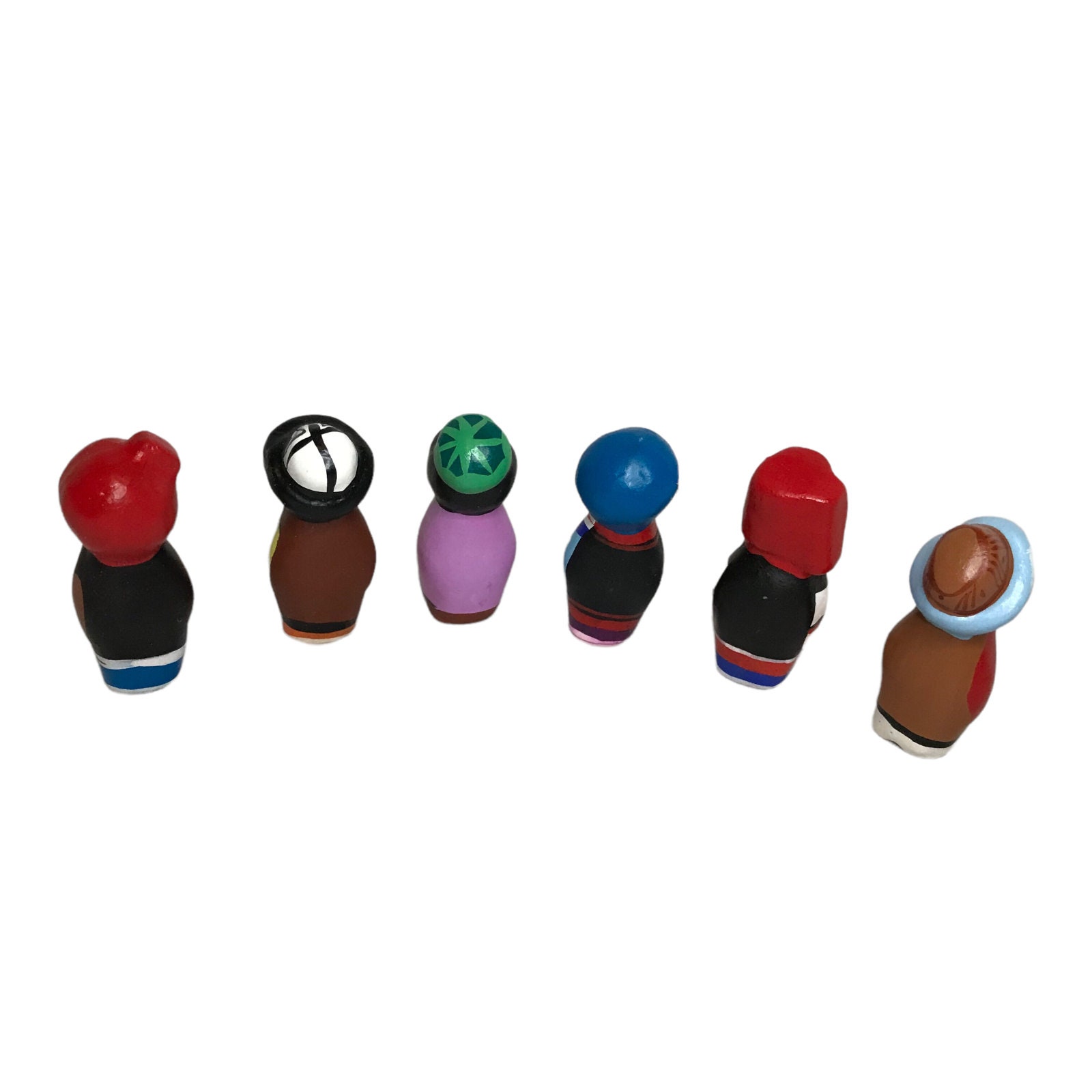 Vintage Chinese Miniature Clay Figurines Minjianniren - Etsy