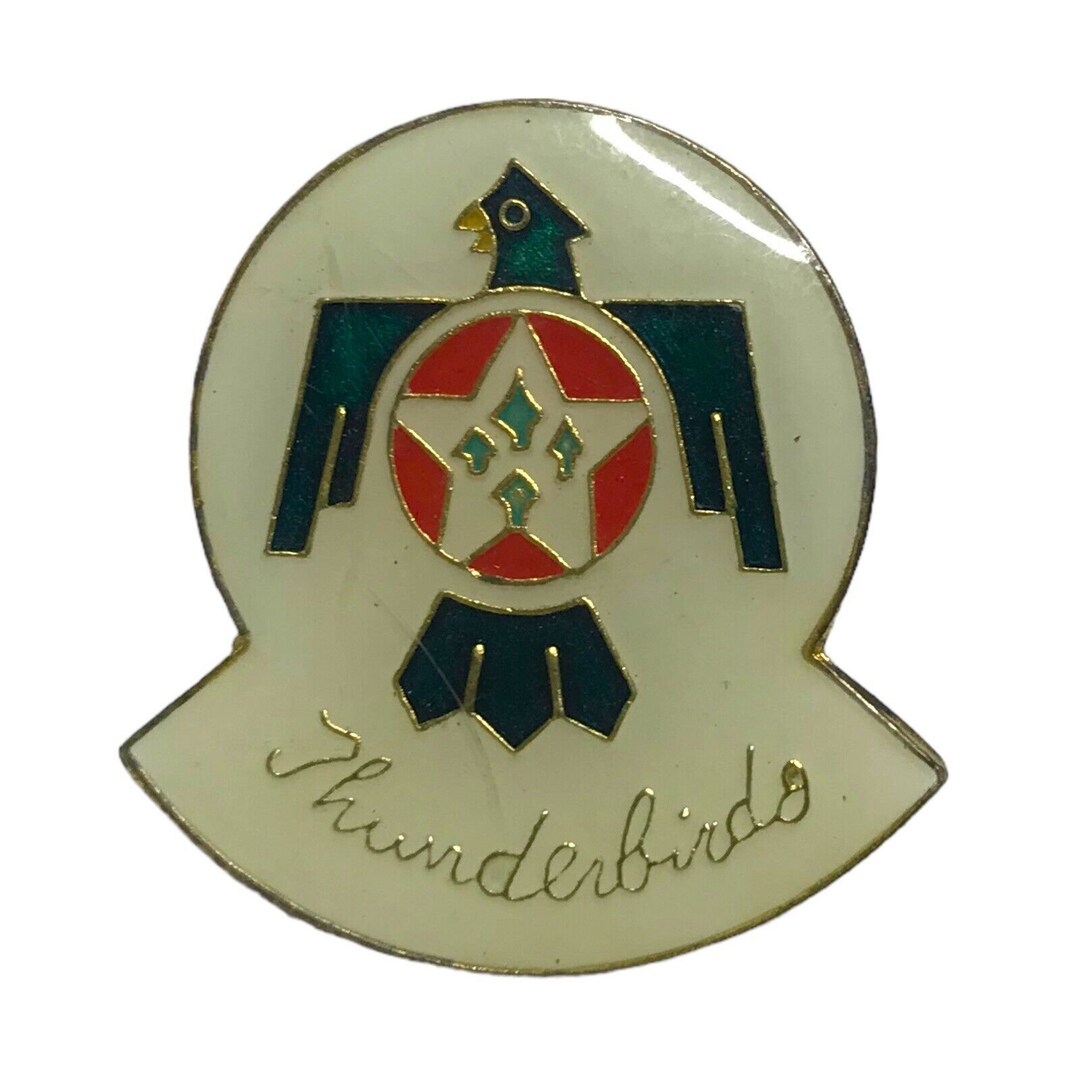 US. Air Force Thunderbirds Demonstration Squadron Metal Enamel Pin ...