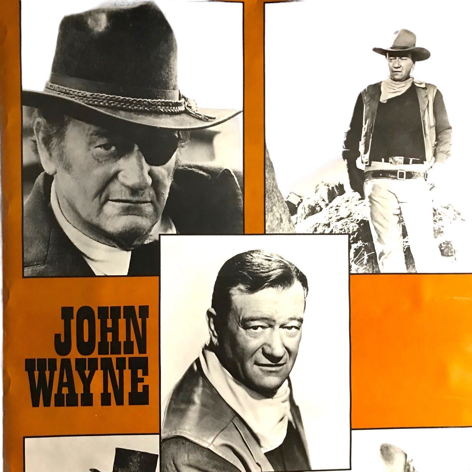 Vintage John Wayne Poster Original by Pace Minerva - Cat No. 80 - Super ...