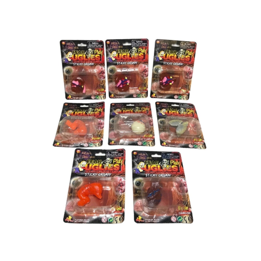 Uglies Sticky Organs Toy Bundle of 8 (heart, Stomach, Lungs) - New by ...