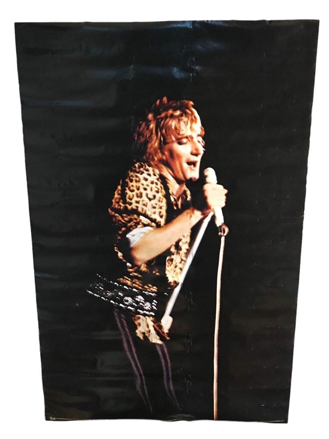 Rod Stewart Vintage 1979 Poster: Unveiled Gem From Pace Minerva - No.47 ...