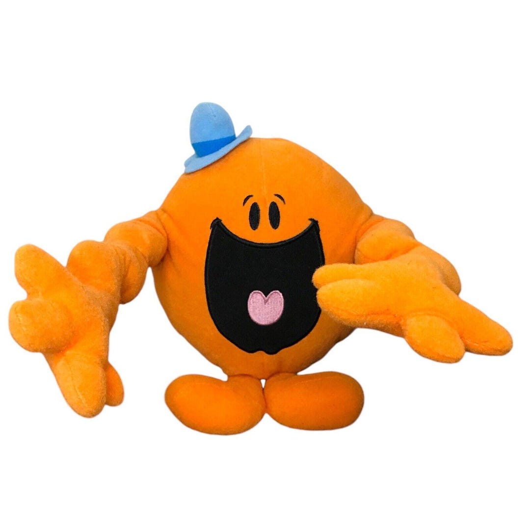 Rare Mr Tickle Plush Soft Toy Fisher Price Mr Men Series Rotating Arms ...