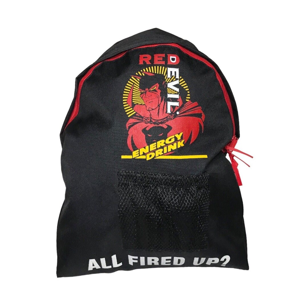 Red Devil Energy Drink Backpack All Fired Up RARE FIND 2004 WRC Promo ...