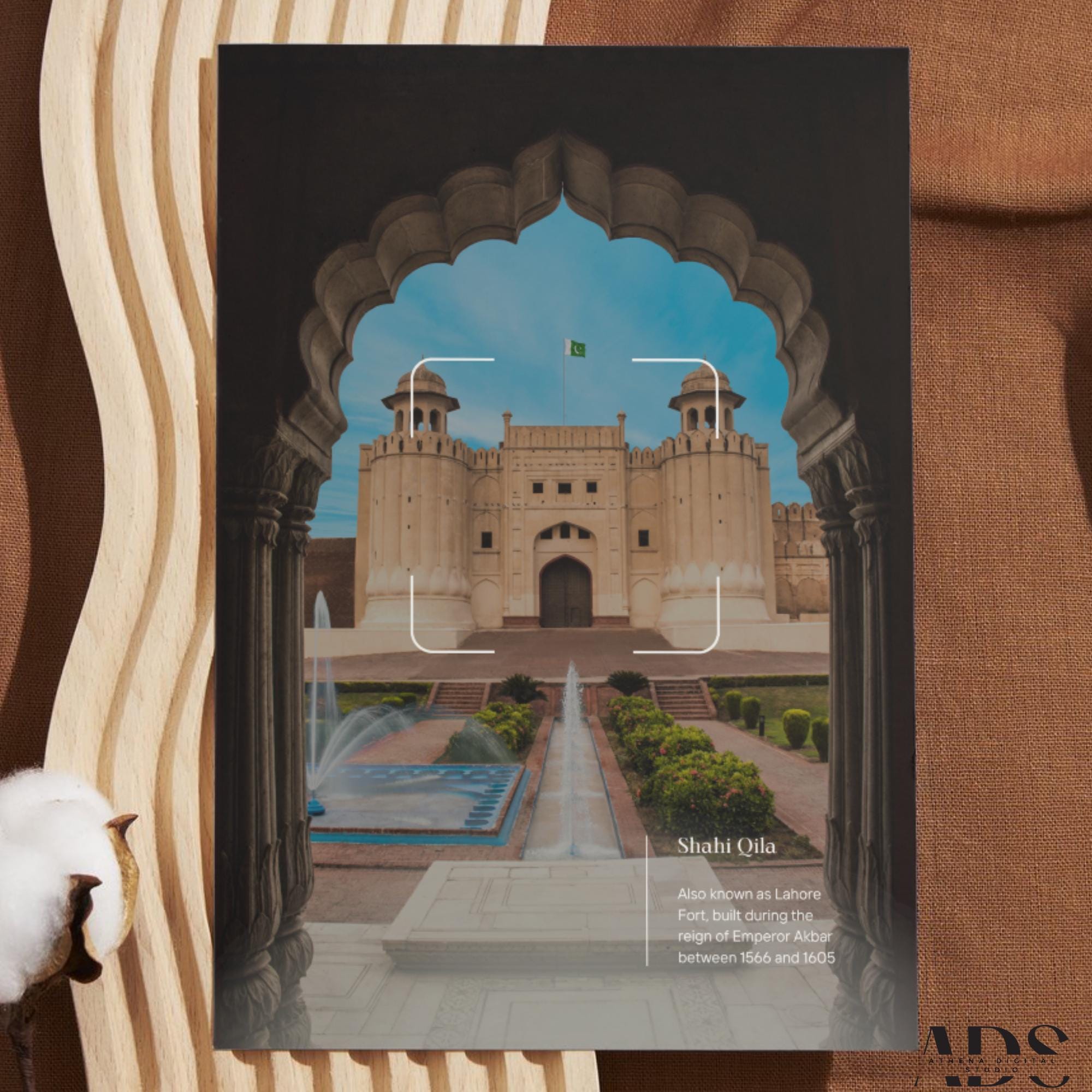 Historic Lahore Landmark Posters | Shahi Qila, Wazir Khan Mosque ...