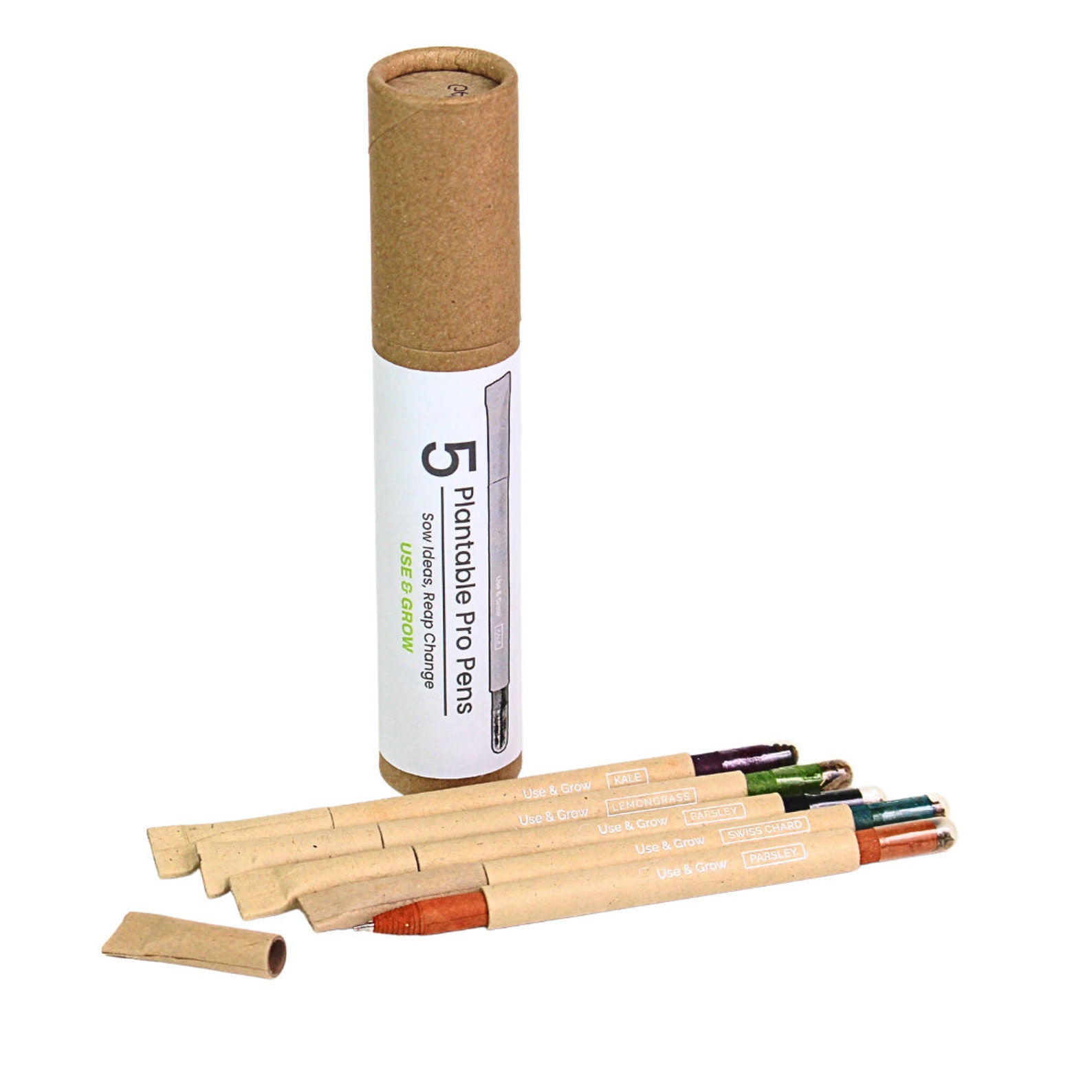 25 Premium Seed Pens in One Box, Plantable Eco Pens, Recycled Paper ...