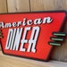 Retro Diner Decor Sign Bring the Nostalgia of American - Etsy