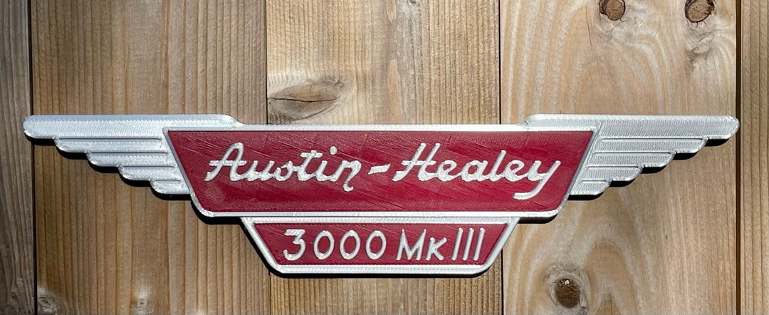 Austin Healey 3000 MKIII Logo - 3D Printed - Etsy