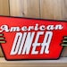 American Diner Sign Retro Diner Sign Customized US Diner 50s Sign ...