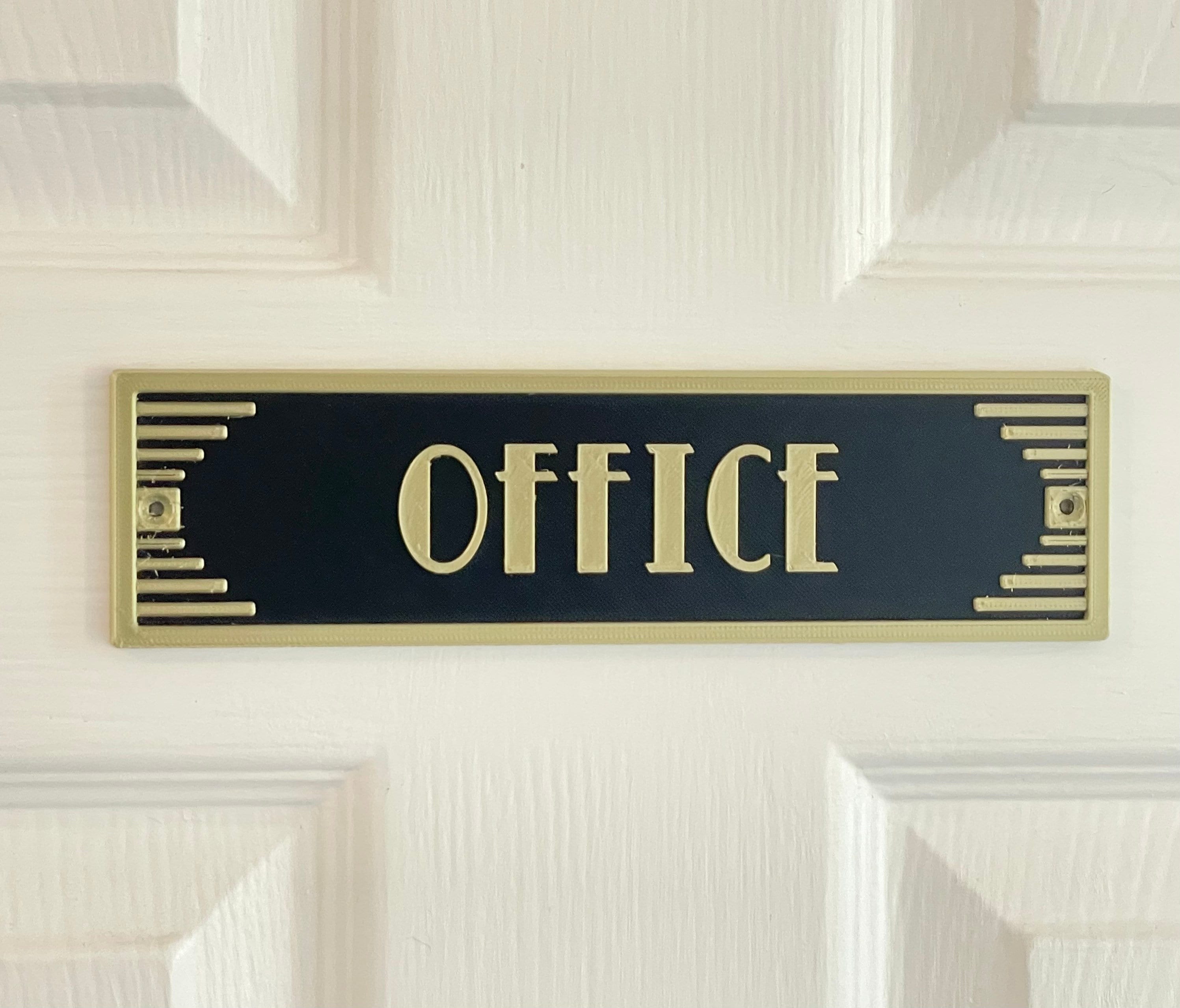 Personalised Art Deco Plaque Customizable Door Sign for - Etsy UK