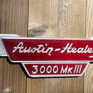 Austin Healey 3000 MKIII Logo - 3D Printed - Etsy