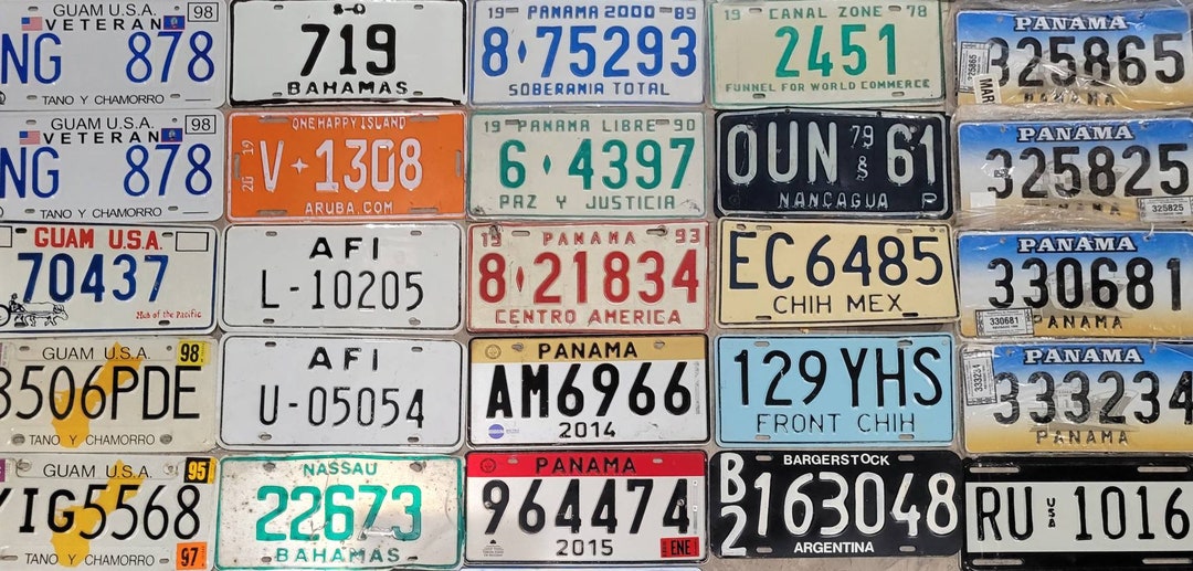 GUAM, BAHAMAS, C & S AMERICA, panama, Canal Zone, Mexico, Chile ...