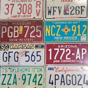 Group of 100 Authentic, REAL License Plates (nice, Craft Grade or ...