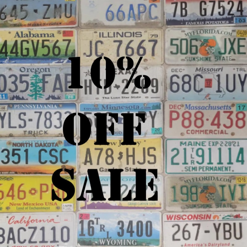 Old Pa License Plate - Etsy