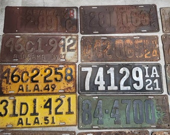 Old License Plates | Etsy