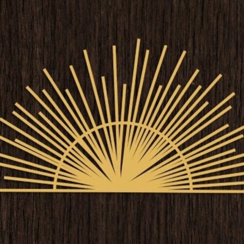 Gold Inspired Sun Metal Wall Art Outdoor Wall Decor Gold - Etsy