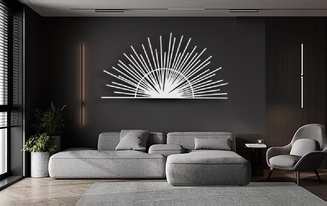 Rising Sun Wall Decor,setting Sun Wall Hanging,metal Wall Art ...