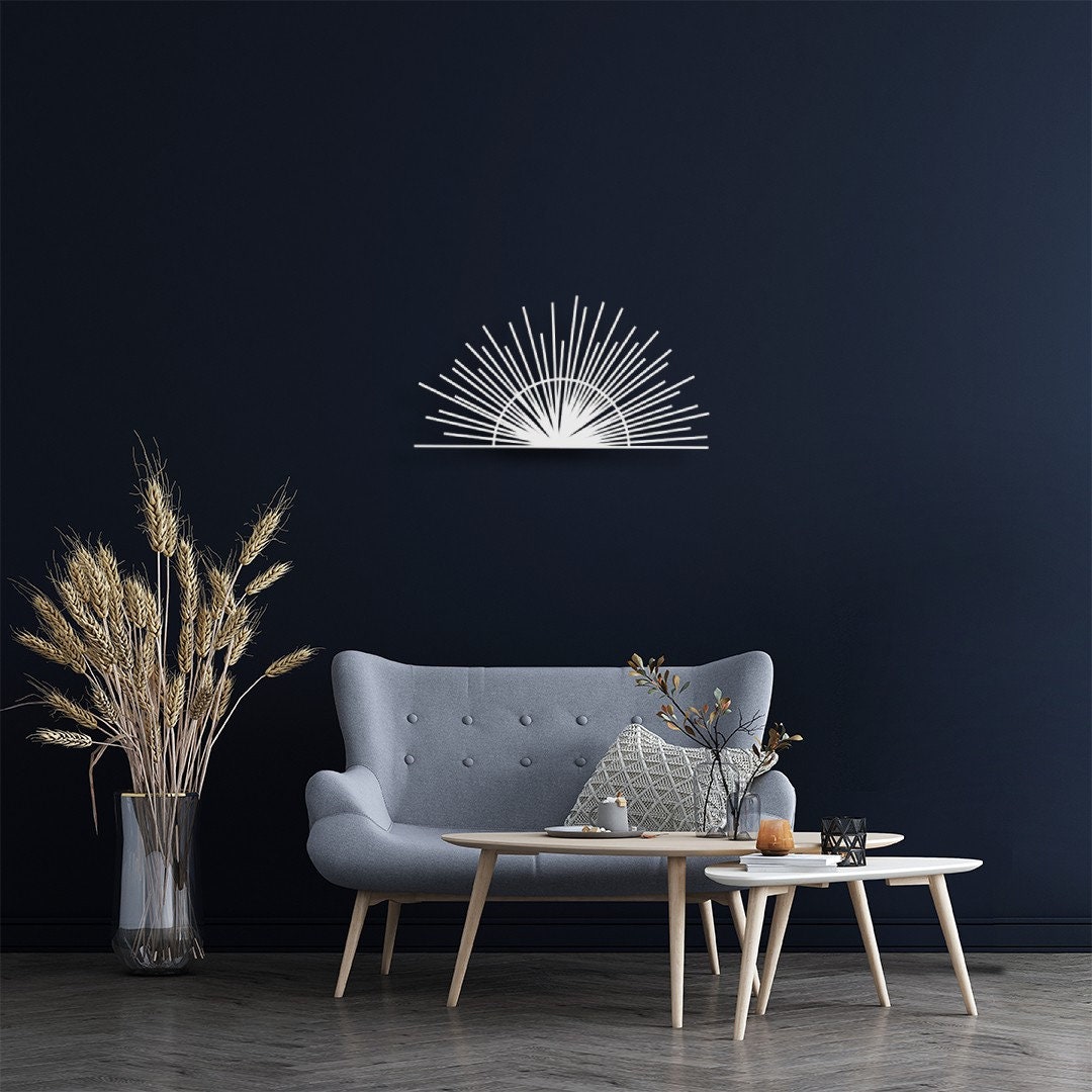 Rising Sun Wall Decor,setting Sun Wall Hanging,wheatherproof Outdoor ...