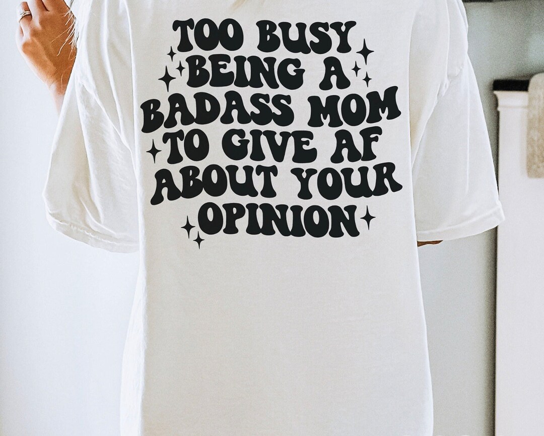 Badass Mom Graphic T-shirt, Funny Mother's Day Gift, Mama T-shirt, Mama ...