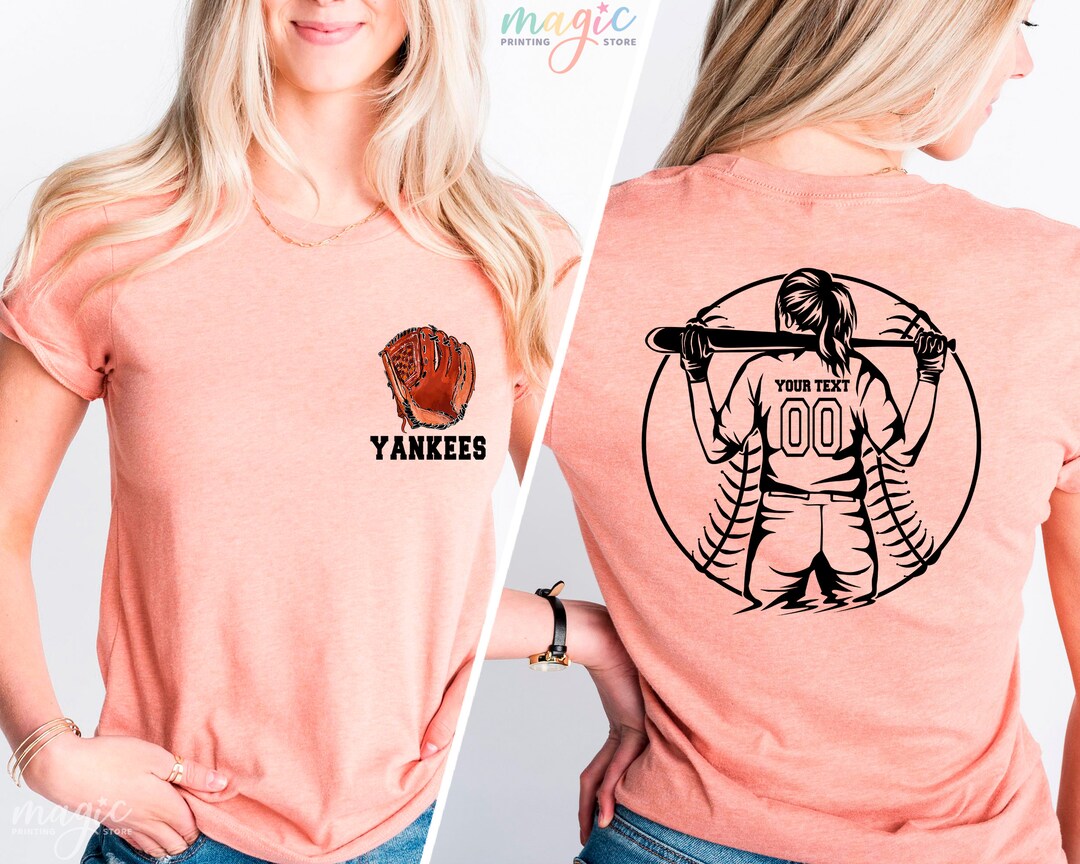 Custom Softball Shirts for Woman, Softball Girl Shirts, Baseball Custom ...