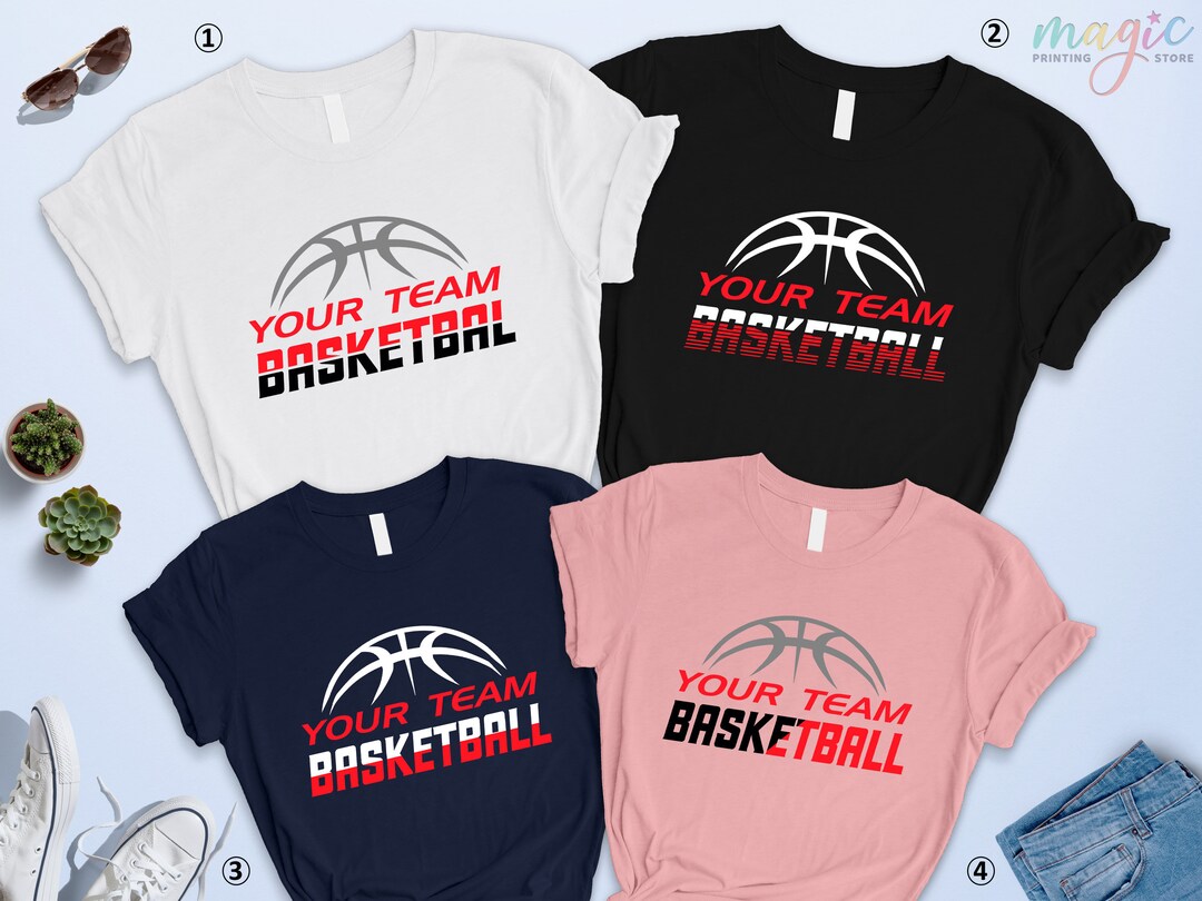 Custom Basketball Team Shirts, Personalized Basketball Team, Basketball ...