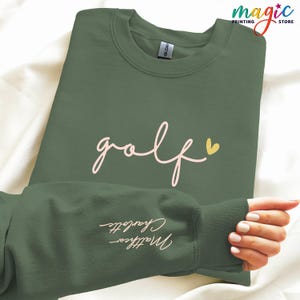 Custom Golf Sweatshirt, Personalized Golfer Hoodie, Golf Mom ...
