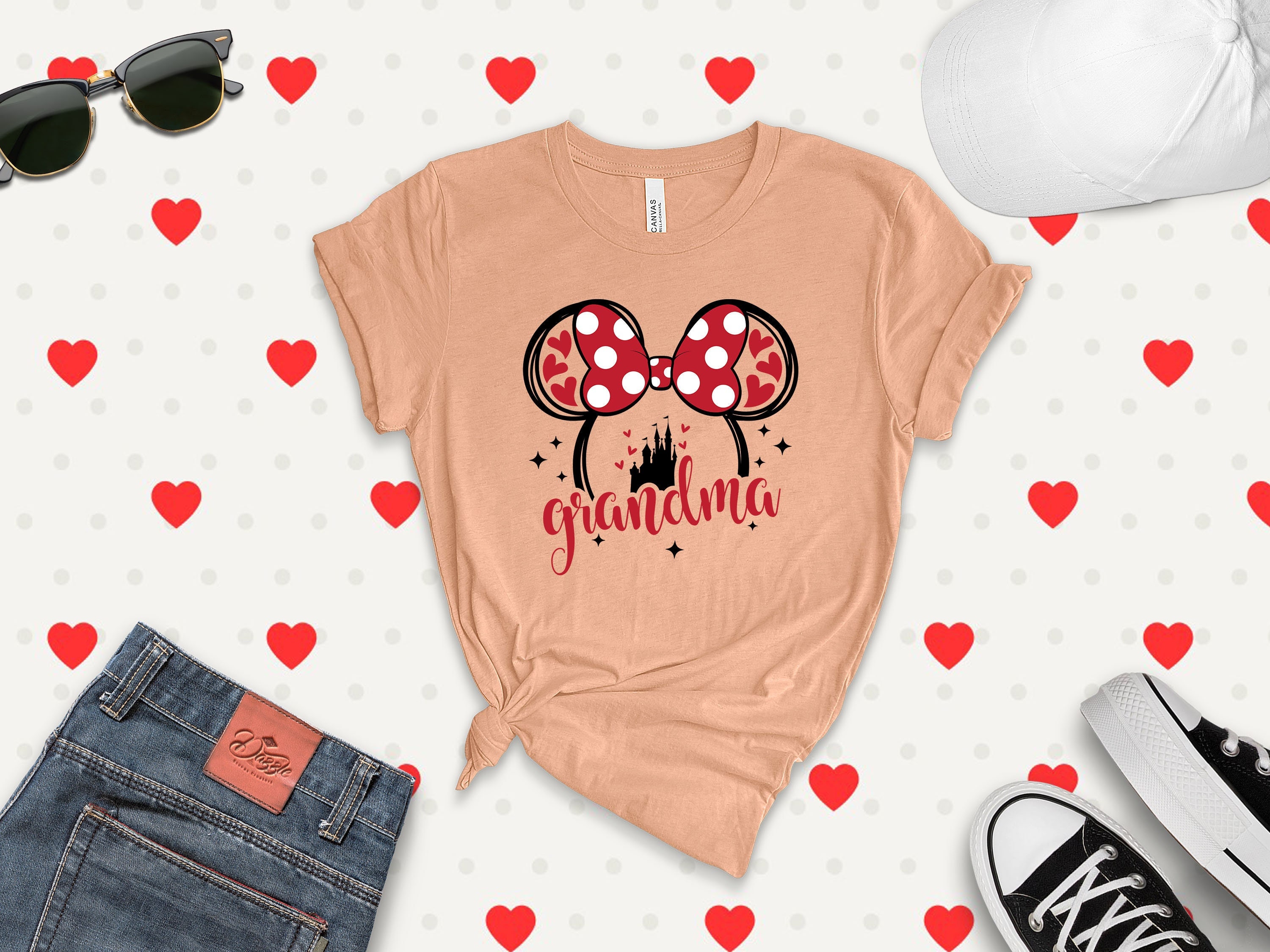 Disney Grandma Shirt, Disney Inspired Grandma Mouse T-shirt, Magical ...