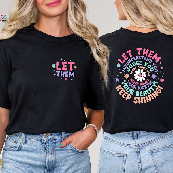 Let Them Shirt - Etsy