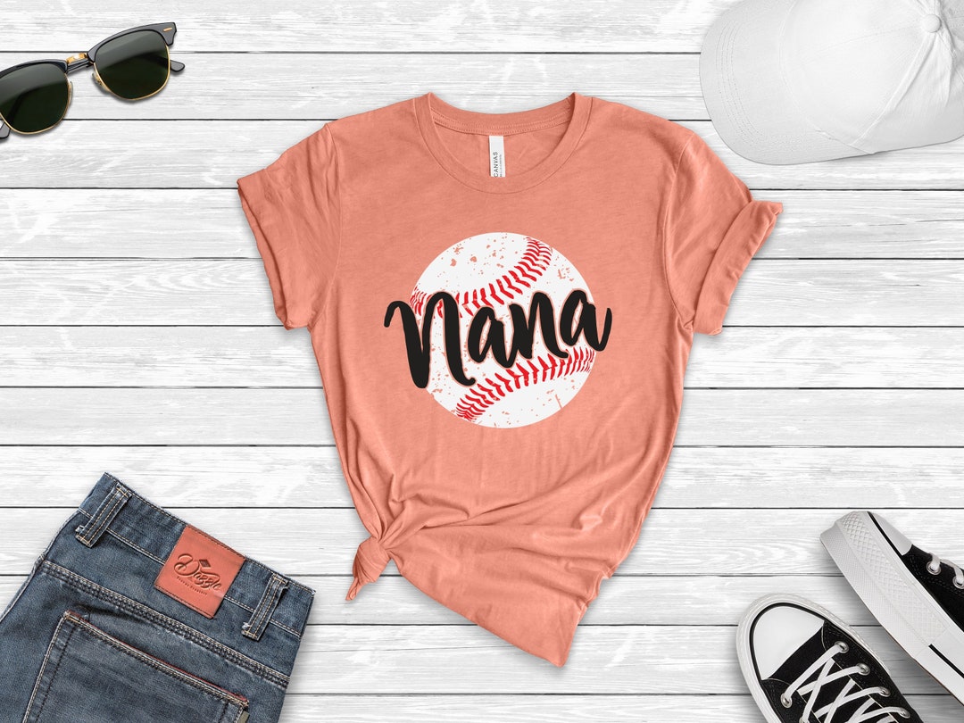 Baseball Nana Shirt, Baseball Grandma, Baseball Nana Gift, Nana ...
