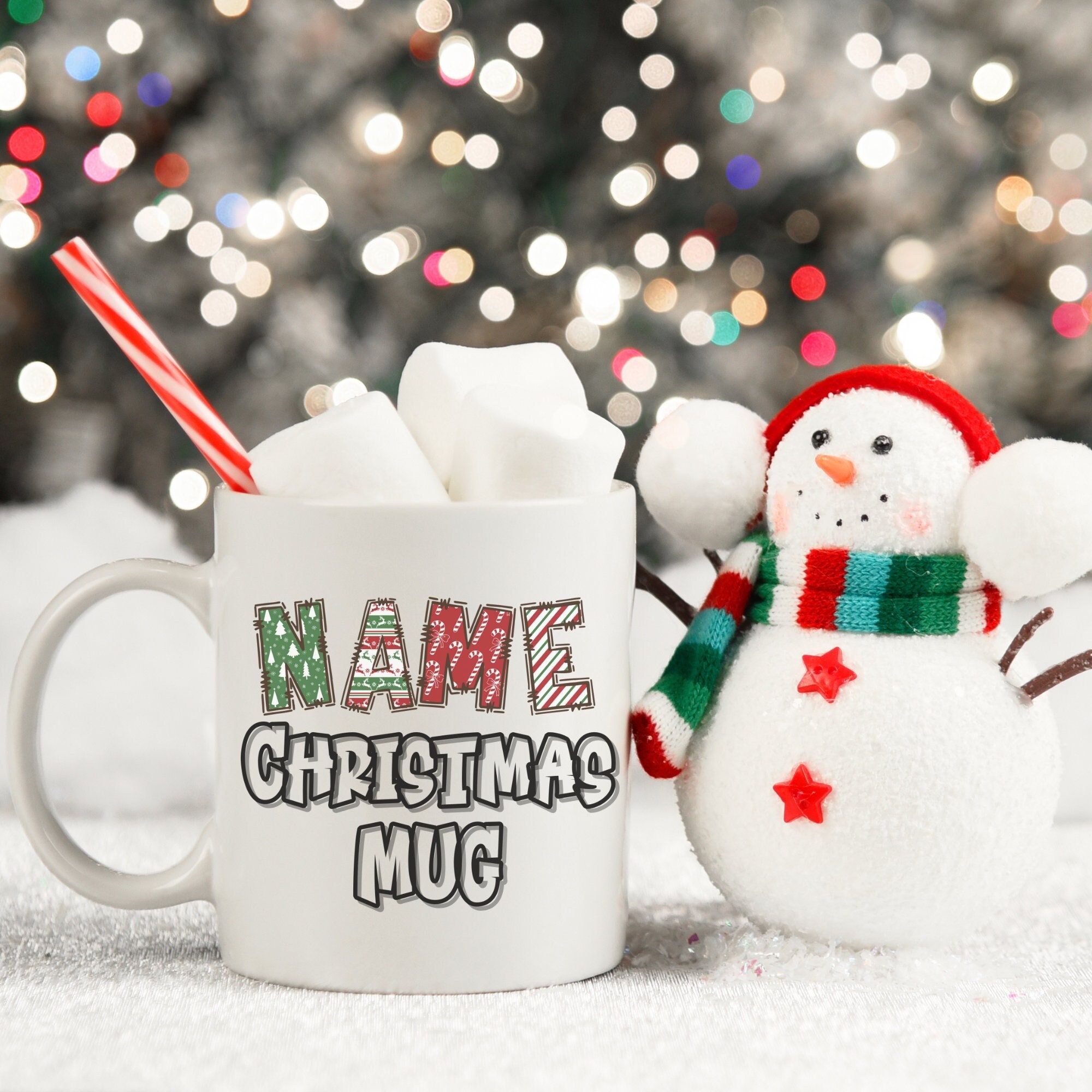 Christmas Mug, Kids Christmas Mug, Kids Hot Chocolate Mug, Kids ...
